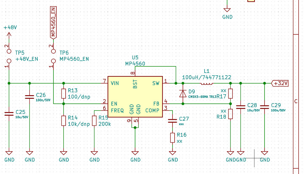 MP4560 parts selection - DC-DC Power Converters - Monolithic Power Systems' Technical Forum