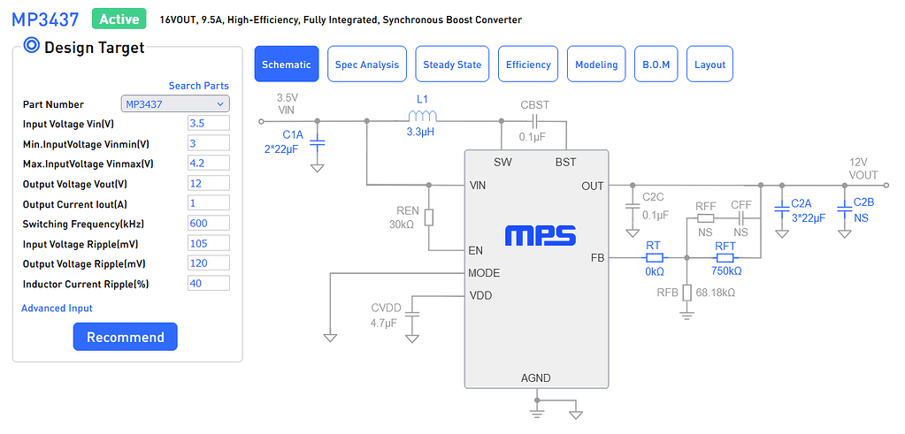 MP3437 Failing under load - DC-DC Power Converters - Monolithic Power ...