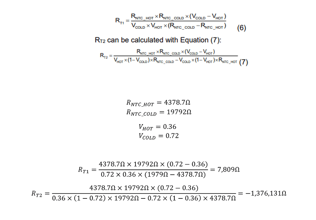 MP2696A NTC resistor calculation negative result - Battery Management ...