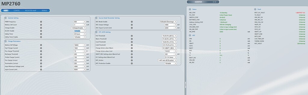 MP2760 Battery OC fault - Battery Management - Monolithic Power Systems' Technical Forum
