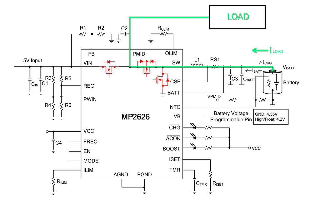MP2626 system load connection - DC-DC Power Converters - Monolithic ...