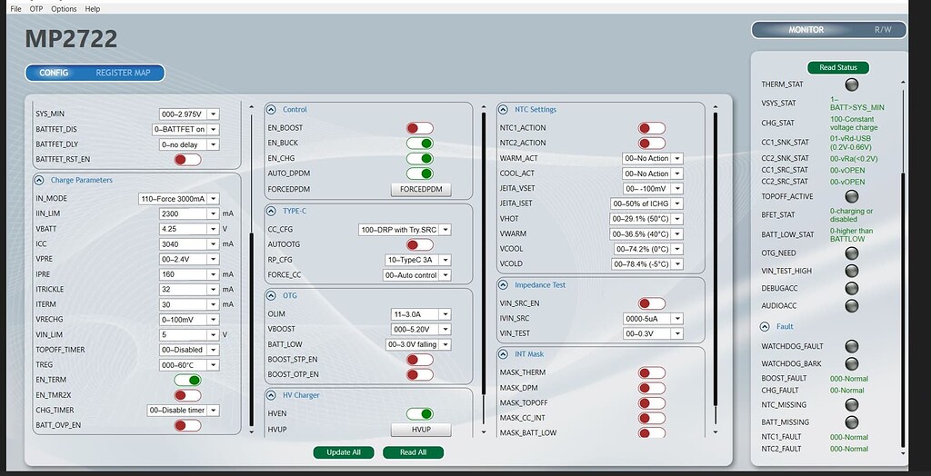 MP2722 slow charging - DC-DC Power Converters - Monolithic Power Systems' Technical Forum