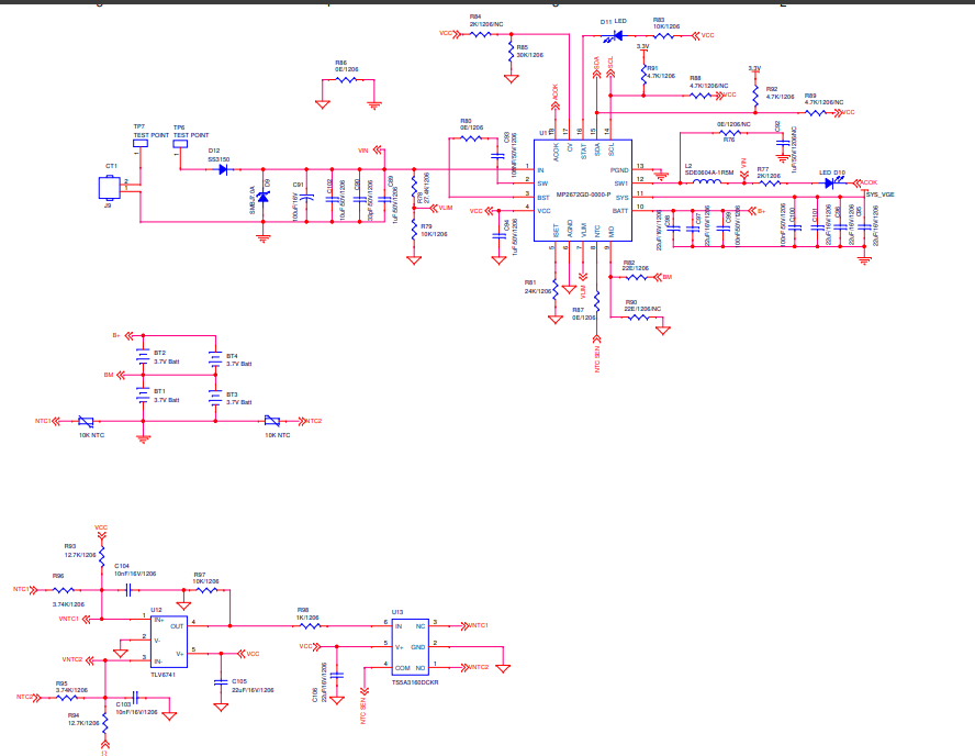 Can the MP2672GD charge a 2S2P 7.4V 6000mAh Li-polymer battery pack with dual NTCs? - Battery ...